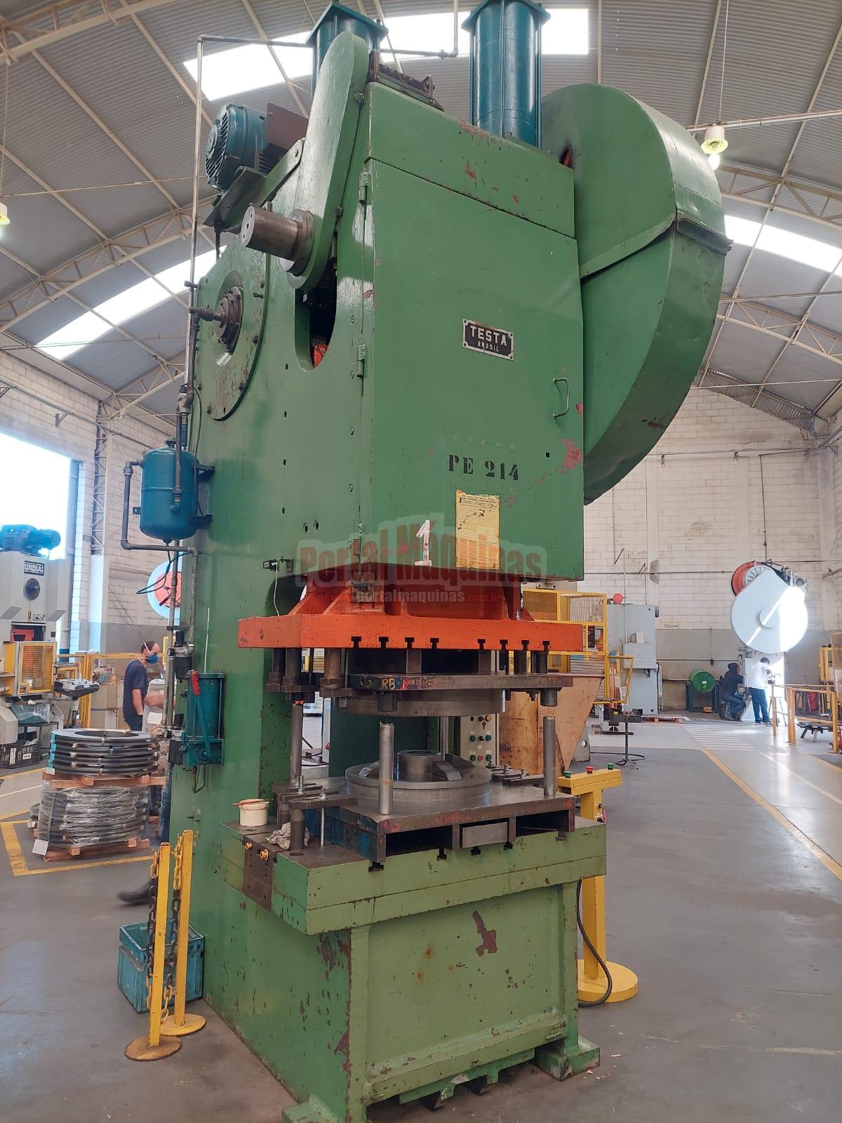 Prensa Excêntrica 200 toneladas freio e fricção – TESTA – Portal Máquinas