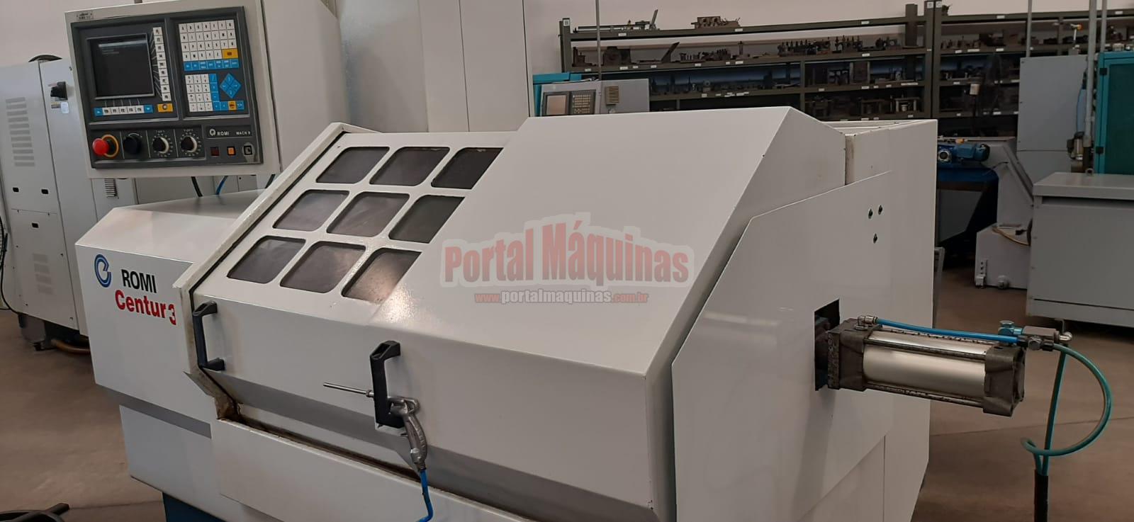 Torno CNC ROMI CENTUR 30D – Portal Máquinas