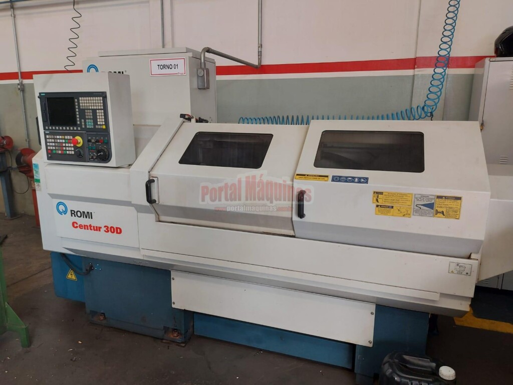 Torno CNC ROMI CENTUR 30D- 2008 – Portal Máquinas
