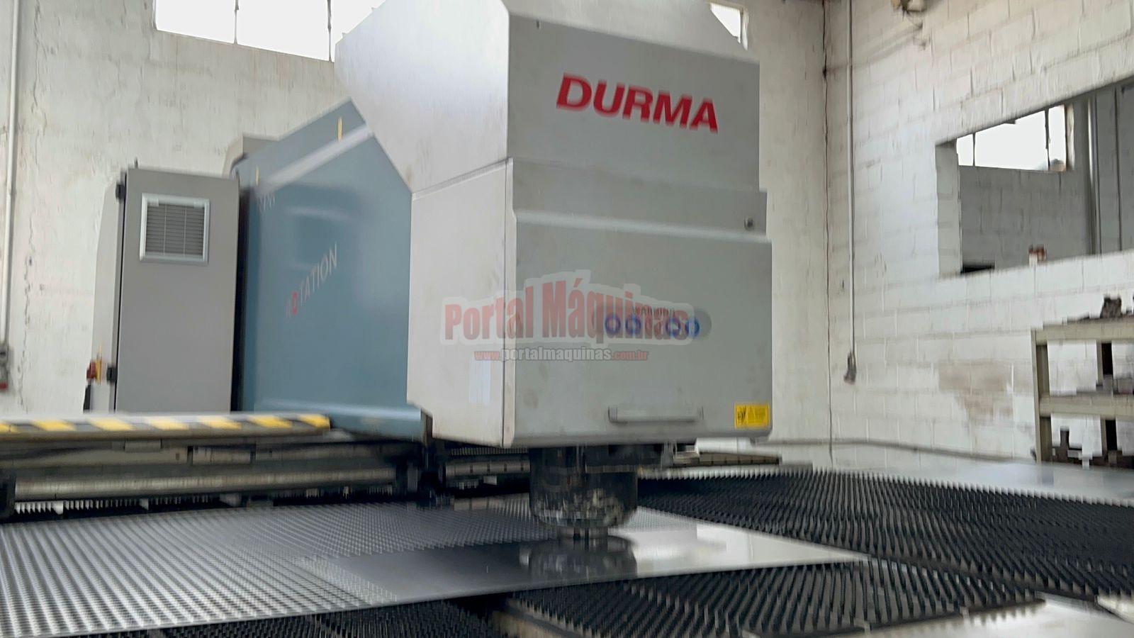 Puncionadeira DURMA RP6 – 125* 30 TONS – Ano de fabricação- 2011 ...