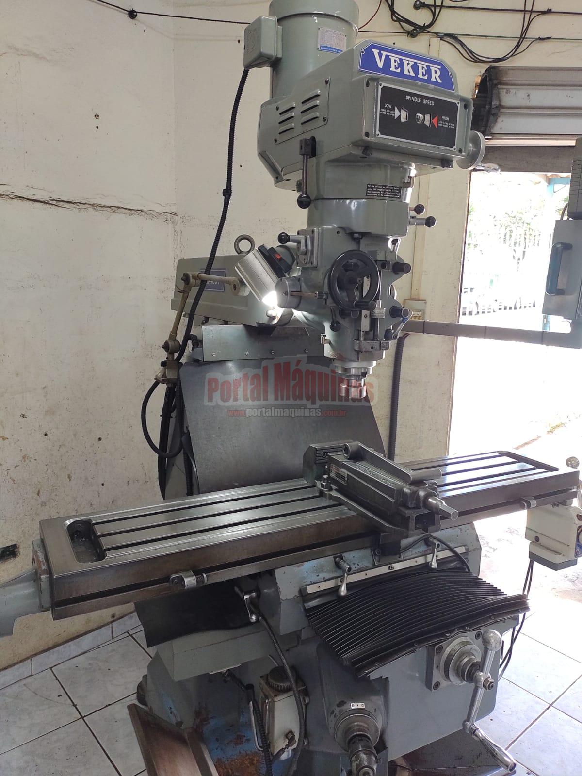 Fresadora Ferramenteira ISO 40- VEKER VK430V – Portal Máquinas