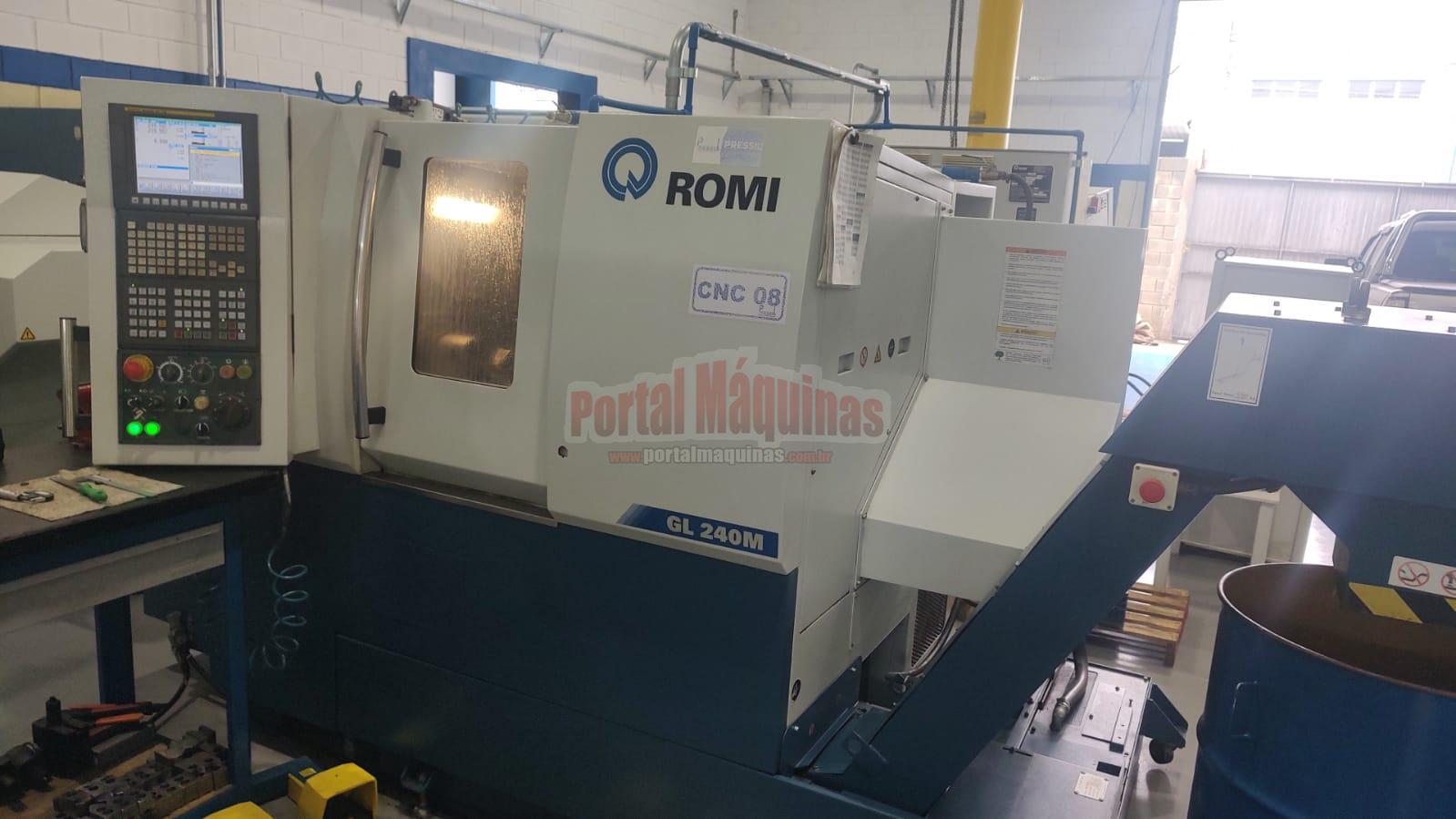 Torno CNC ROMI GL240M – Ferramentas Acionadas – Portal Máquinas