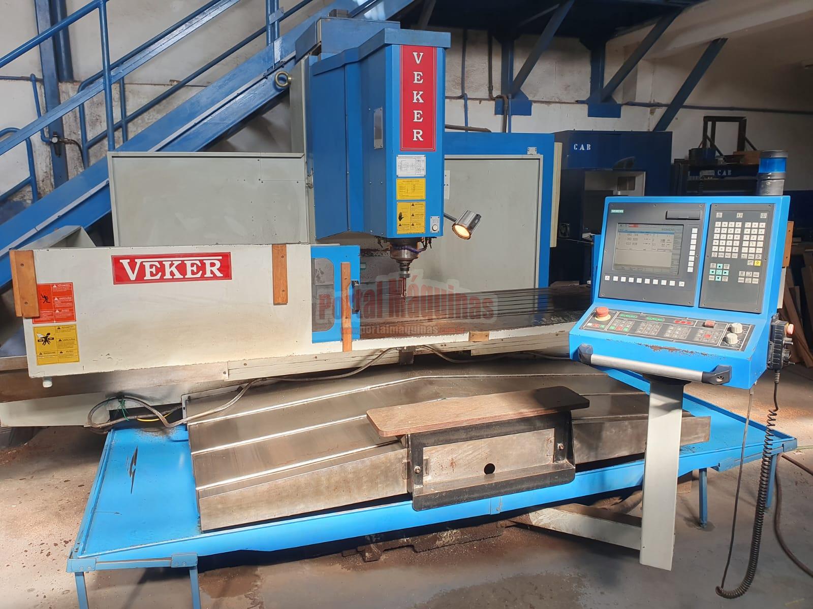 Fresadora CNC VEKER MVK-2500 – Cursos- 2500 x 840 x 840 mm – Portal ...