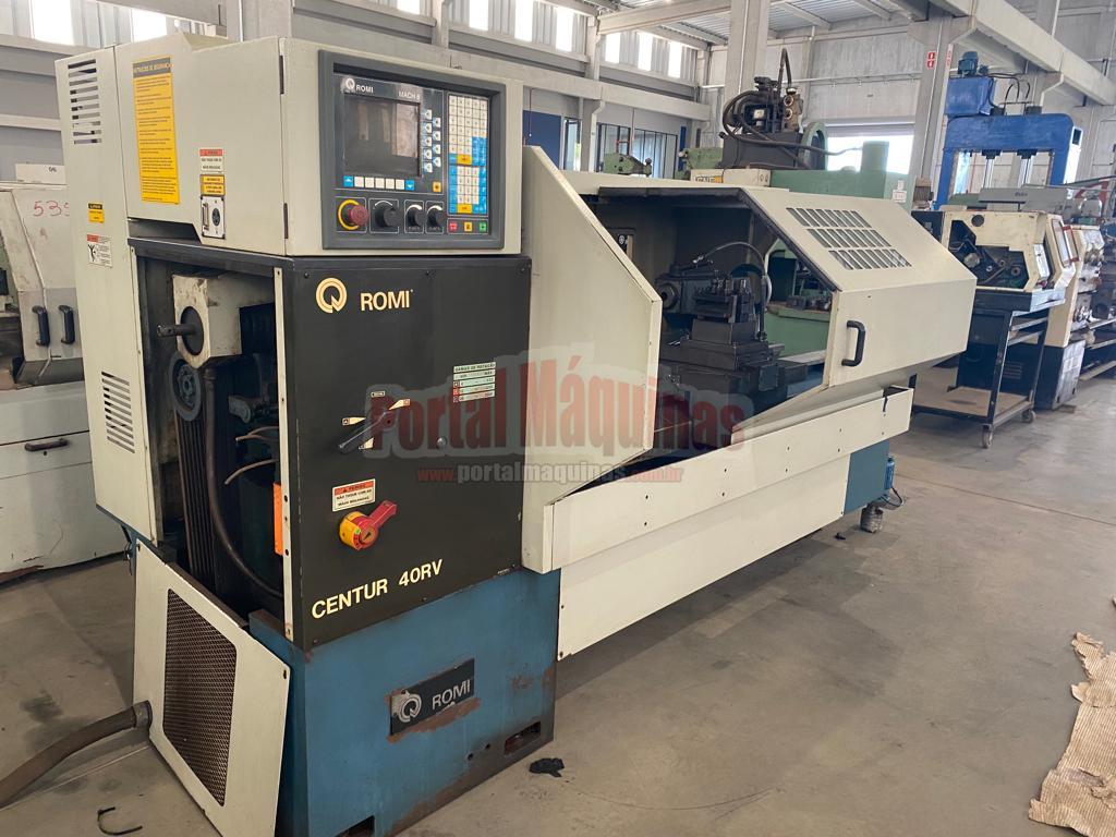 Torno CNC ROMI CENTUR 40RV – 550 X 1500 mm – Portal Máquinas