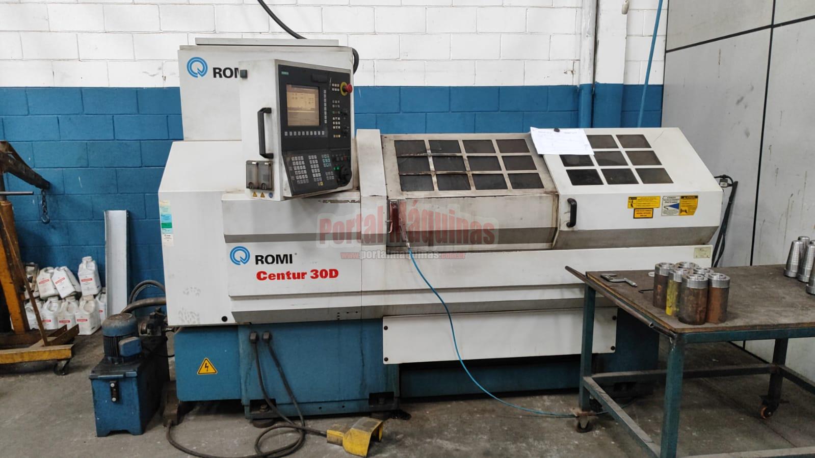 Torno CNC ROMI CENTUR 30D – Portal Máquinas