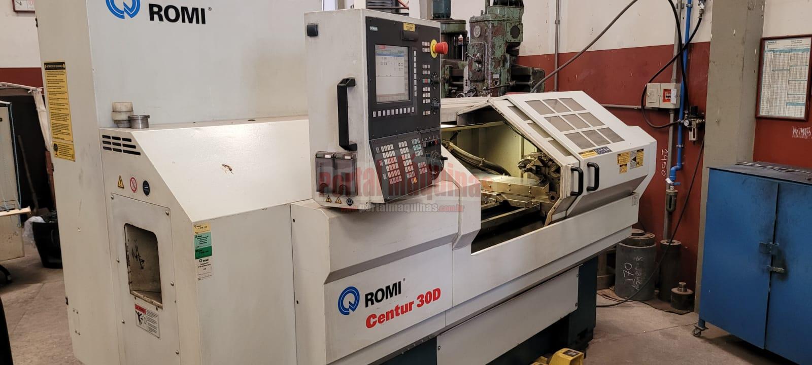 Torno CNC ROMI CENTUR 30D – 2008 – Portal Máquinas